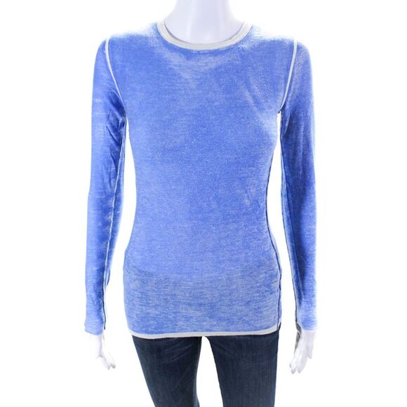 Kokun | Sweaters | Kokun Womens Acid Wash Crew Neck Thin Knit Sweater ...